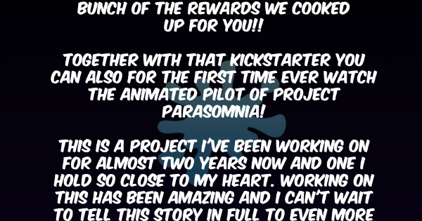 Read Project Parasomnia :: Parasomnia Pilot KICKSTARTER | Tapas Community