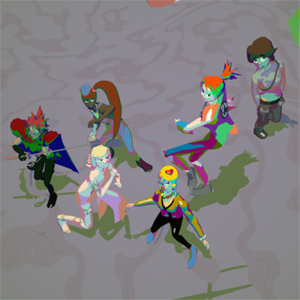 Read Super Galaxy Knights Deluxe R :: Close Encounters | Tapas Community