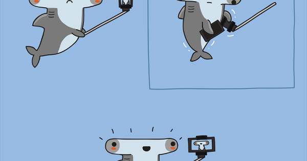 Read Shark & Avi :: The selfie | Tapas Community