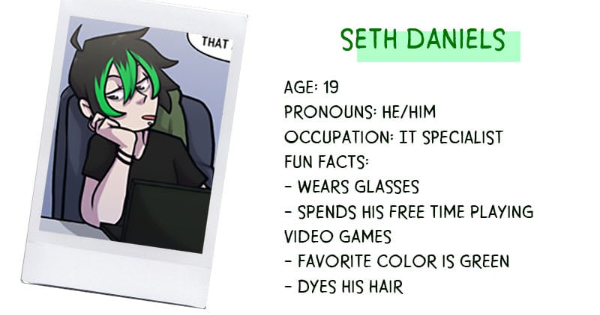 Read Seeing Demons :: SD Character Bios 1 | Tapas Community