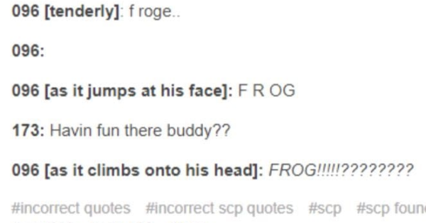 Read SCP Ask Box/SCP comics :: Frog | Tapas Community