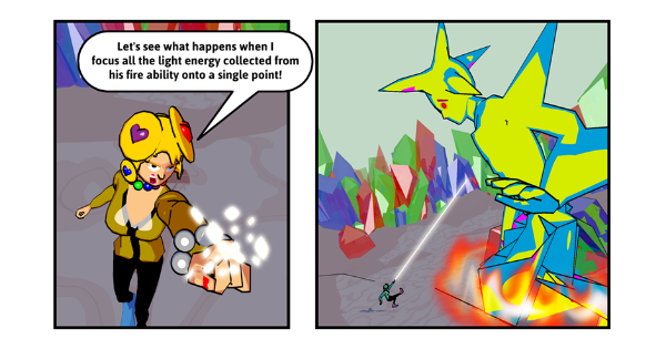 Read Super Galaxy Knights Deluxe R :: Laser Pointer | Tapas Community