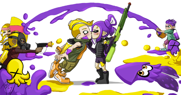 Read Art Corner :: Erin x Viola Splatoon | Tapas Community