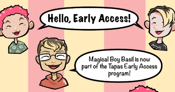 Read Magical Boy Basil :: Hello, Early Access! | Tapas Comics