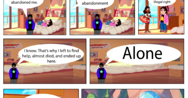 Read Blue Moissanite Steven Universe AU :: Alone | Tapas Community