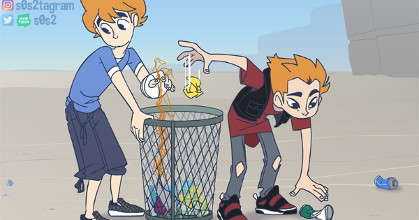 Read The Little Trashmaid :: Trash bin | Tapas Community