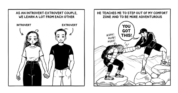 Read Cassandra Comics :: Introvert + extrovert | Tapas Community