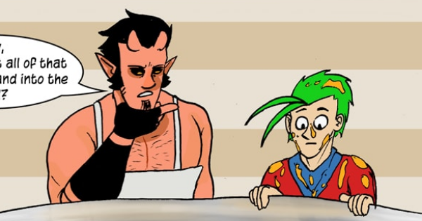 Read Funhouse Of Frights :: Demon Bake Off Pg 5 "SPLORT" | Tapas Comics