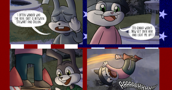 Read Dumb Rabbits (shorts) :: 4th of July!! 2021 | Tapas Community