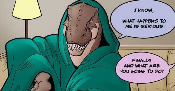 Read My boyfriend turned into a dinosaur :: Chapter 3: Antibiotics ...
