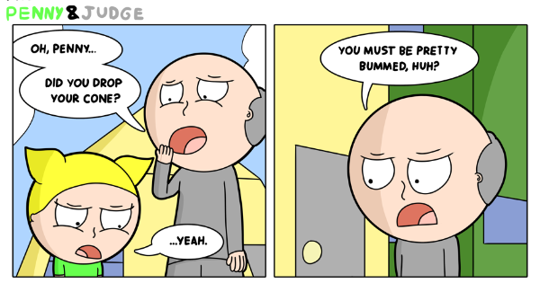 Read The Adventures of Penny and Judge :: Dropped Cone | Tapas Community