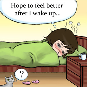 Read House with 2 cats :: Sick day... | Tapas Community