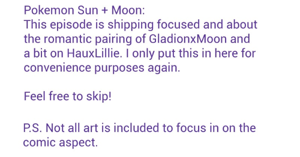 Read Auricerise Short Fan comics :: Pokemon Sun and Moon: OTPs | Tapas Community