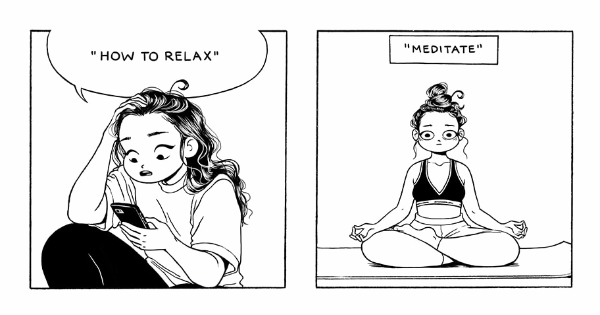 Read Cassandra Comics :: How to relax | Tapas Community