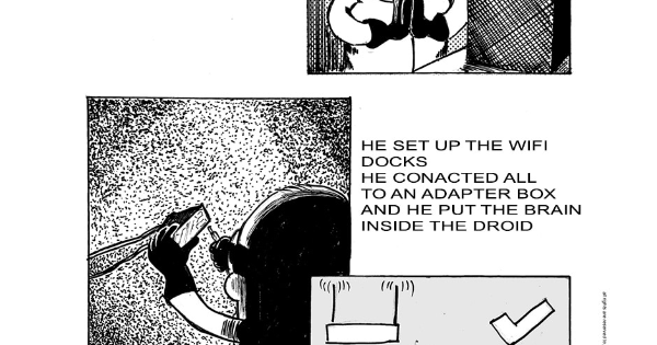 Read DROIDMONKEY CHRONICLES :: SETTING UP | Tapas Community